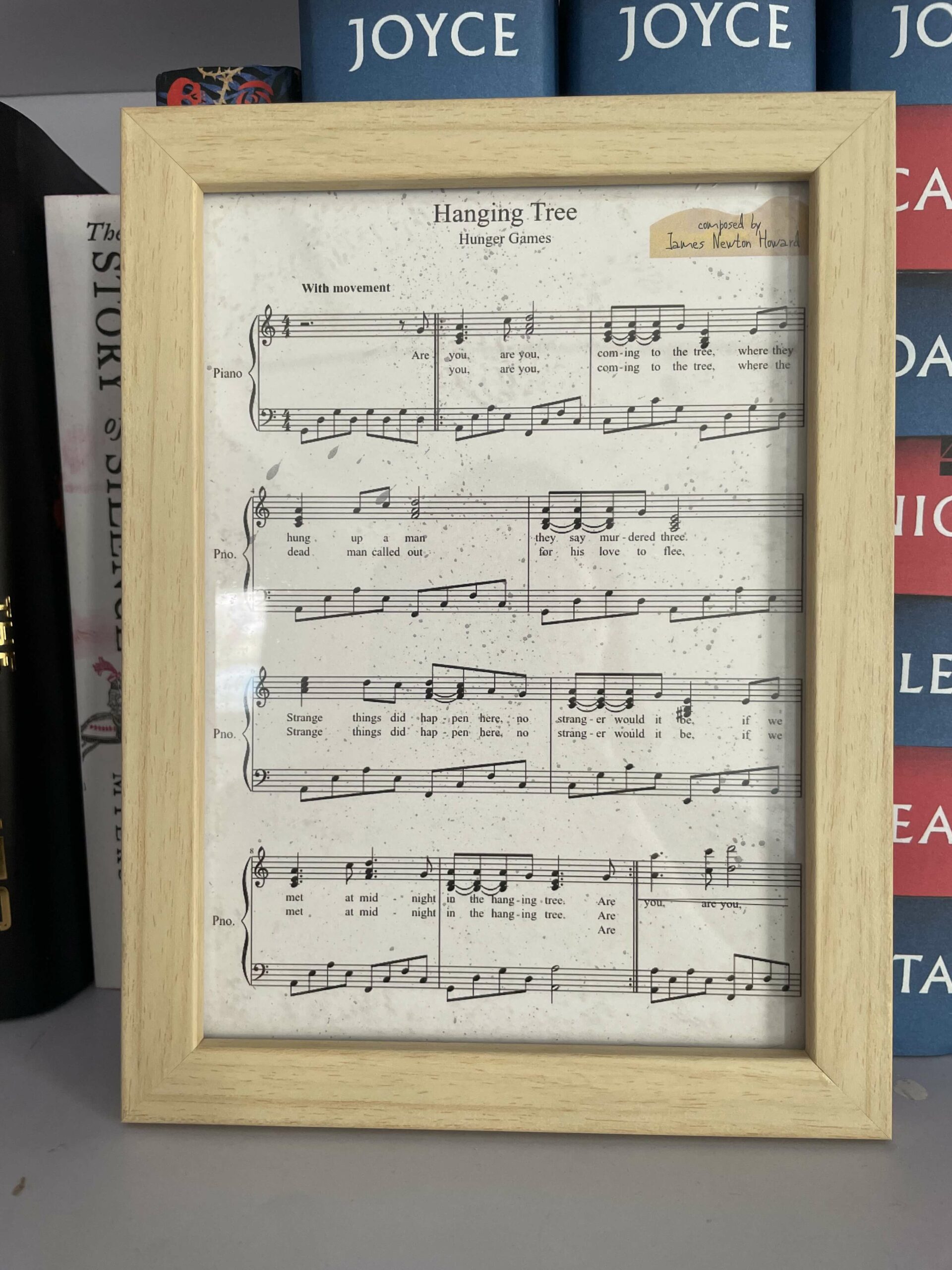 Hanging Tree Music Note Frame – The Big Book Box