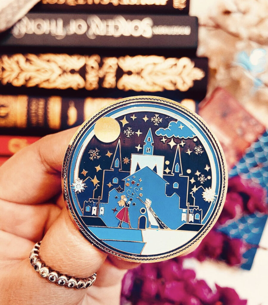 Frozen Enamel Pin – July 2021 Box – The Big Book Box