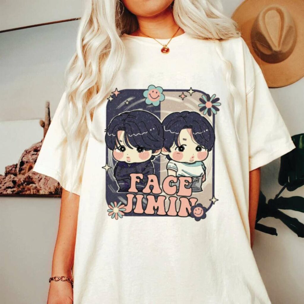 Face Jimin BTS – Premium Tshirt – The Big Book Box