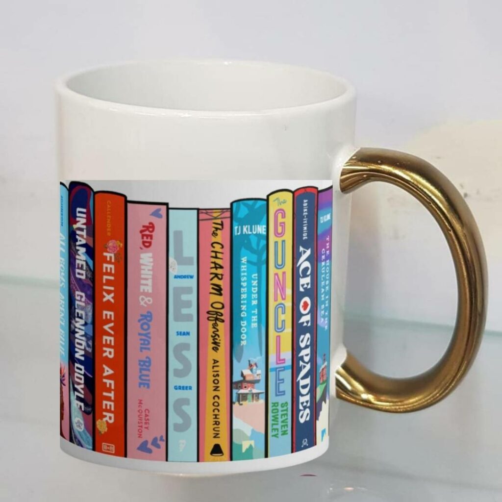 Pride Bookstack Coffee Mug – The Big Book Box