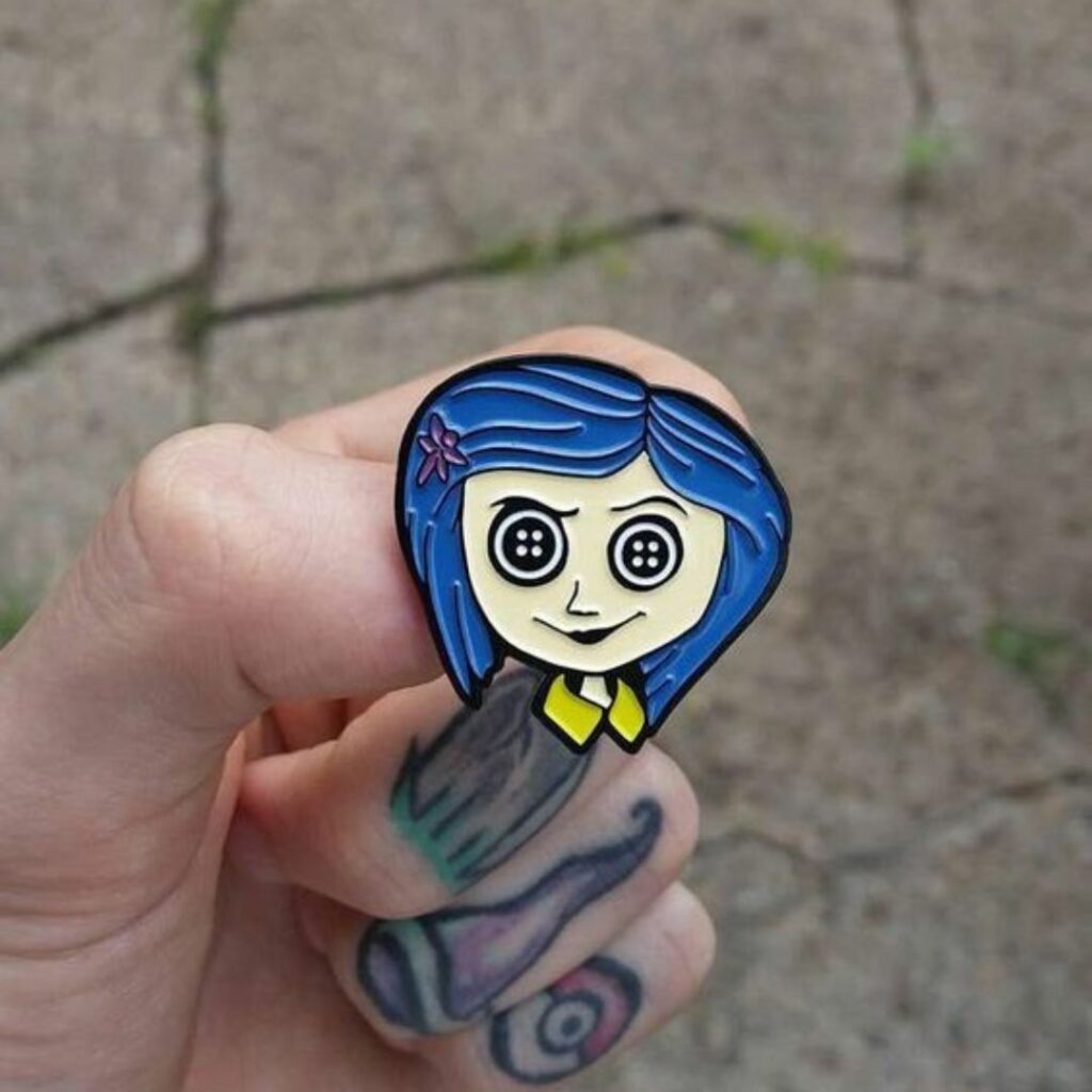Coraline Enamel Pin – The Big Book Box